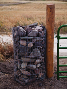 Solid Stonework: Building Rock Fence Posts - Grit